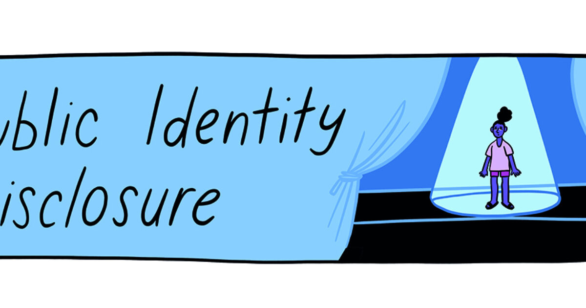 Theme 4: 'Public Identity Disclosure' from 'Seeing things from both ...